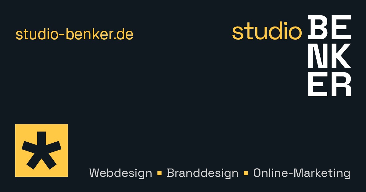 Über Studio Benker – Designstudio für Marken mit Haltung